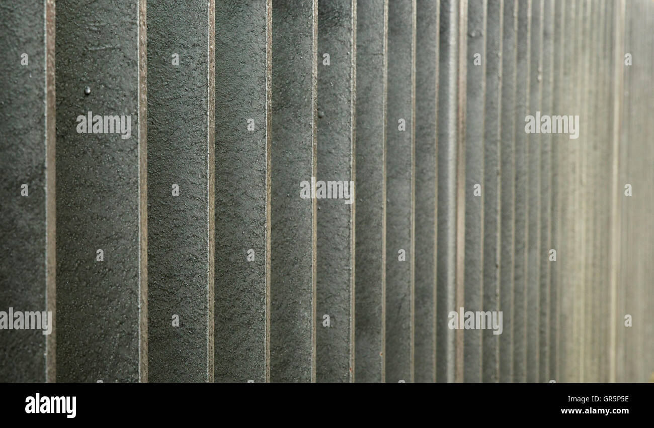 Galvanized Steel wall Stock Photo - Alamy