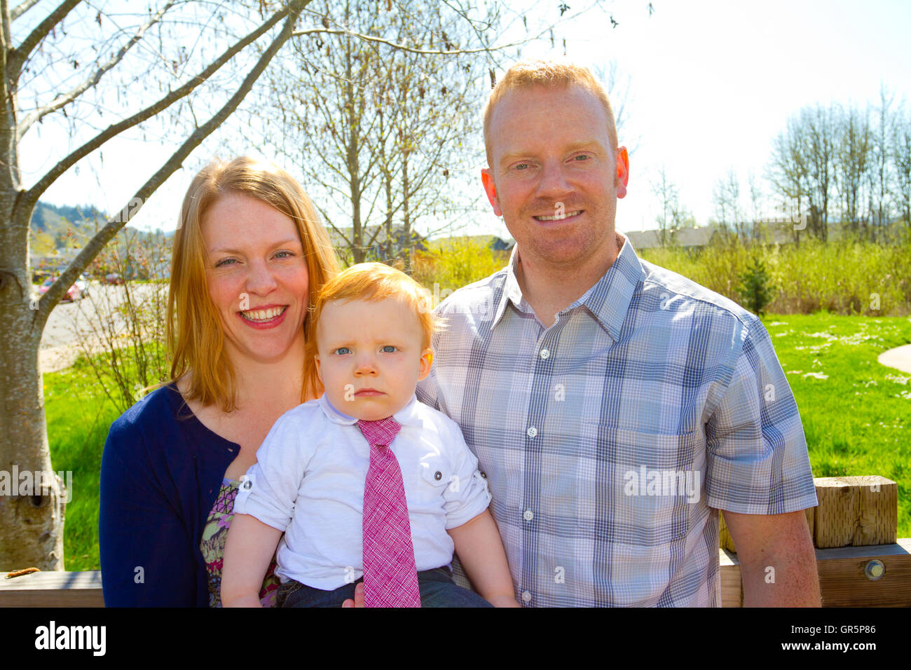 Ginger mom family hi-res stock photography and images - Alamy
