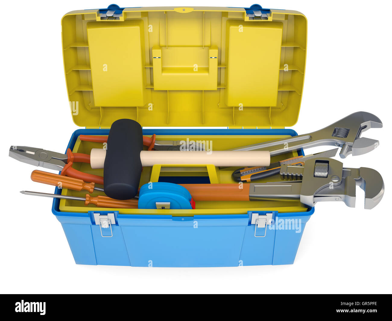 Plastic tool box hammer hi-res stock photography and images - Alamy