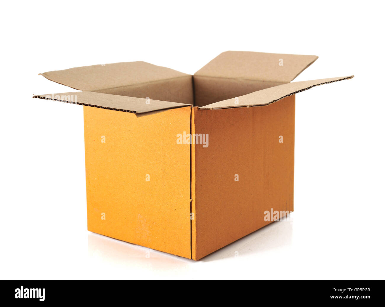 Open Cardboard Box Stock Photo - Alamy