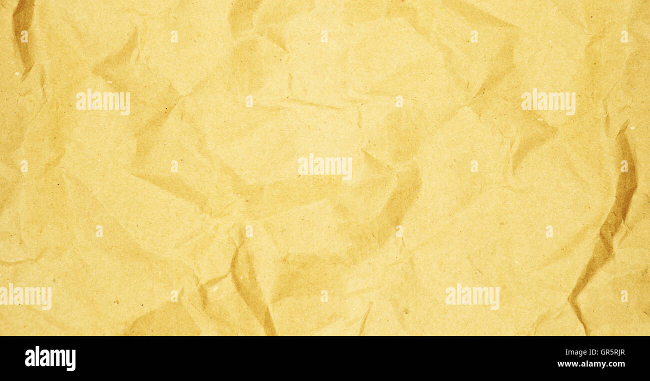 Old Crumpled Paper Stock Photo - Alamy