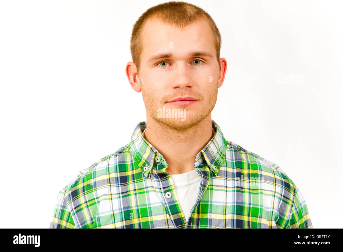 Handsome Man in Studio Stock Photo - Alamy