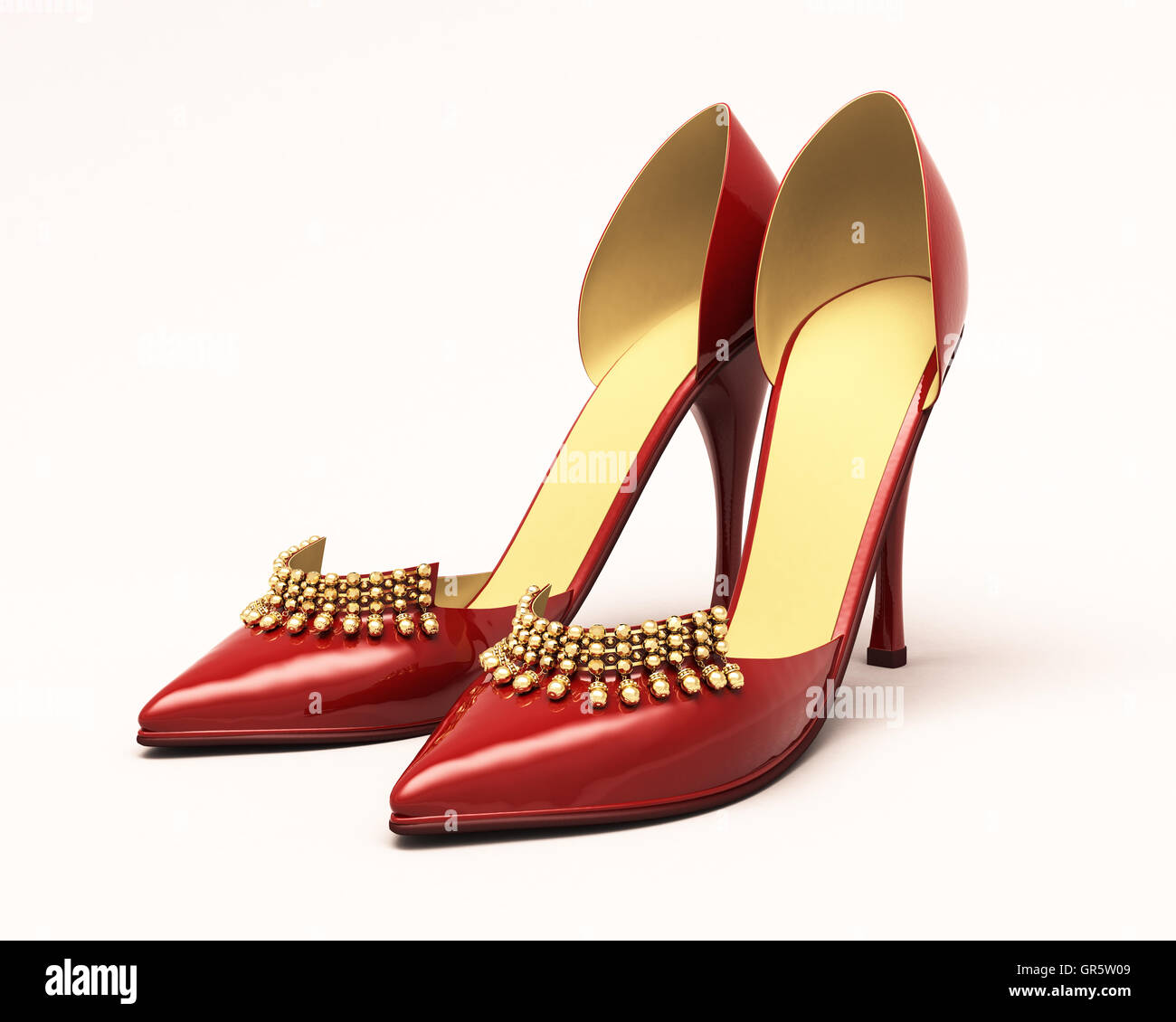 Women's red shoes Stock Photo - Alamy