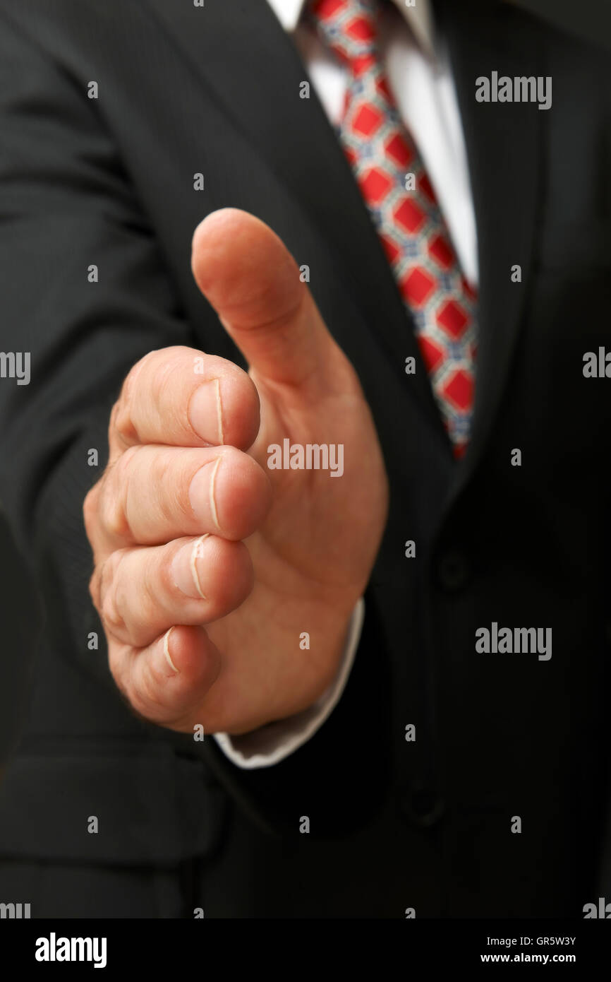 Hand palm businessman on hi-res stock photography and images - Alamy