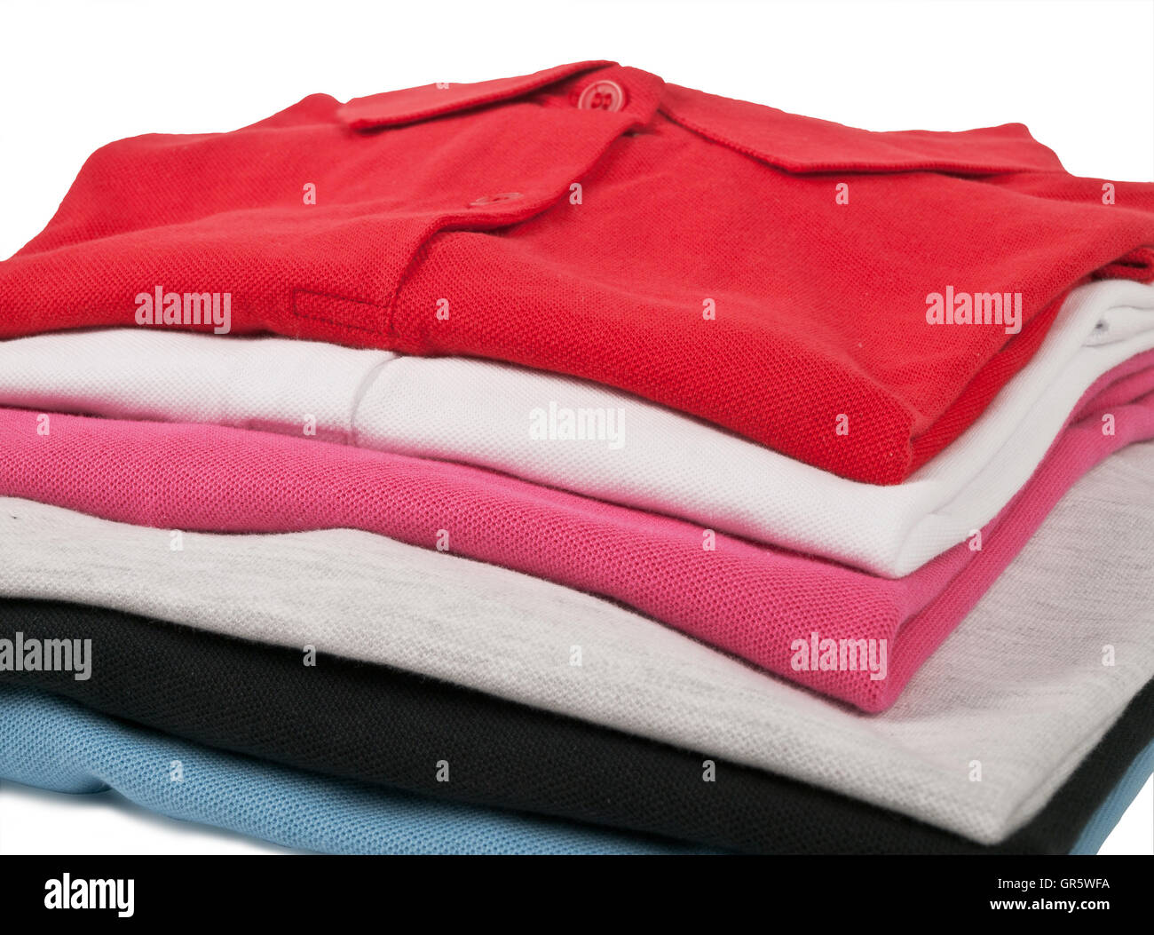 Colorful polo t-shirts Stock Photo - Alamy