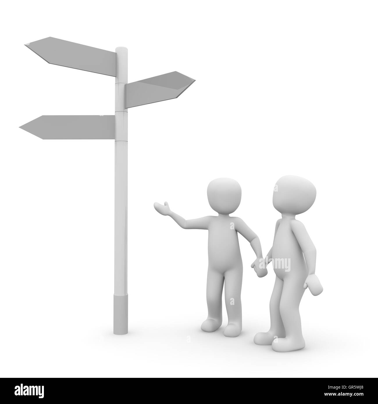 Two street signs Cut Out Stock Images & Pictures - Alamy