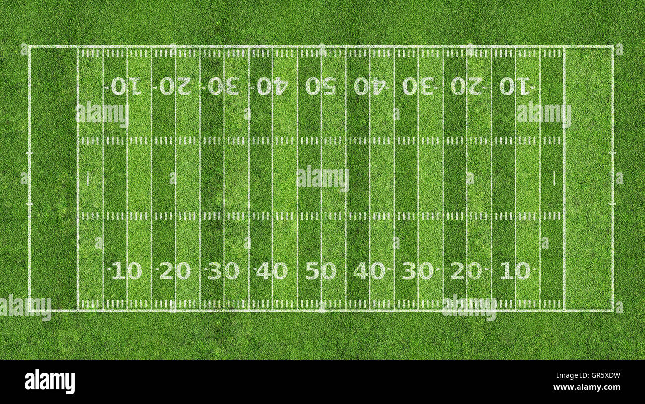 American football field aerial hi-res stock photography and images - Alamy