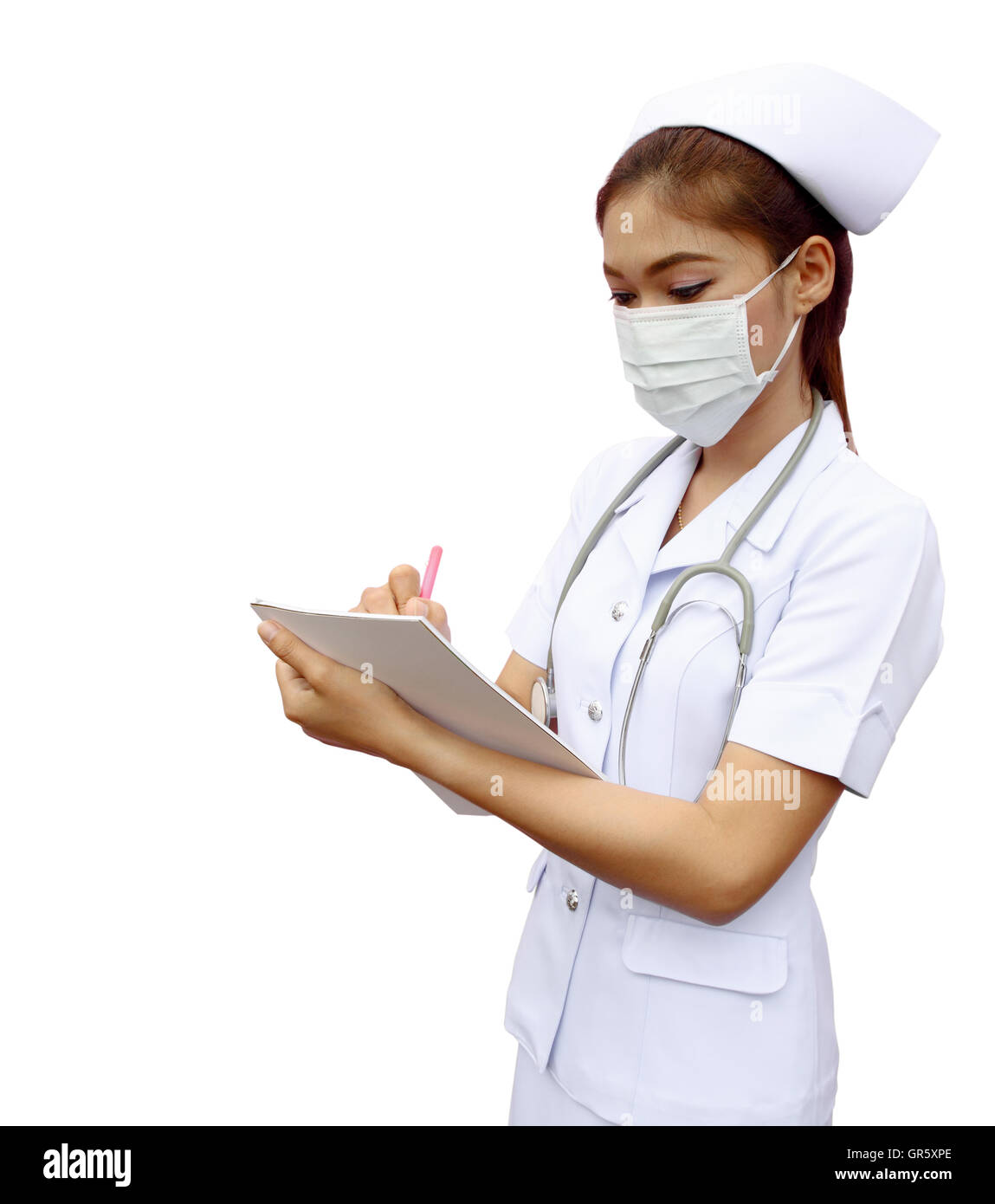 Female thai worker Cut Out Stock Images & Pictures - Alamy