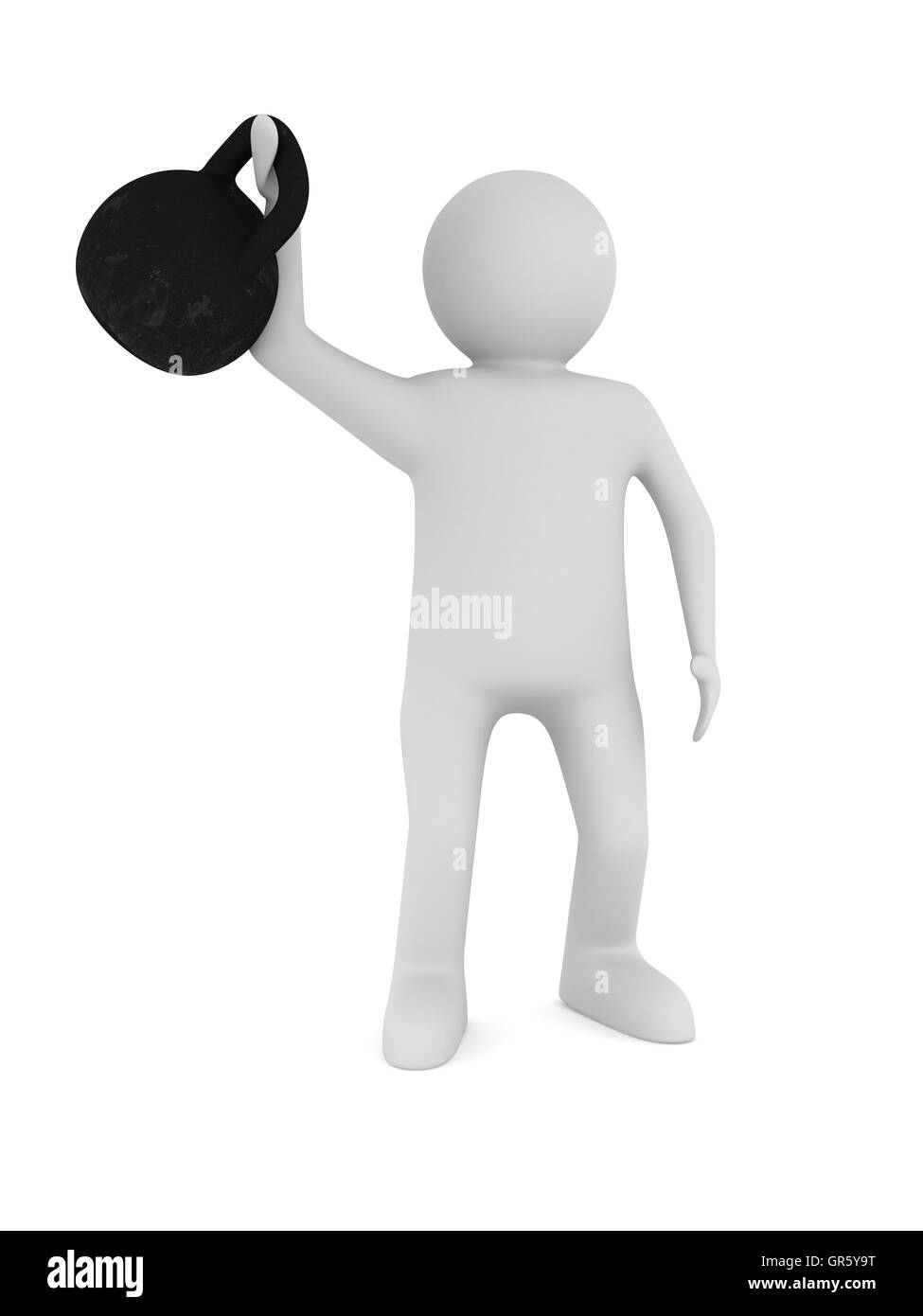 Man heavy object Black and White Stock Photos & Images - Alamy