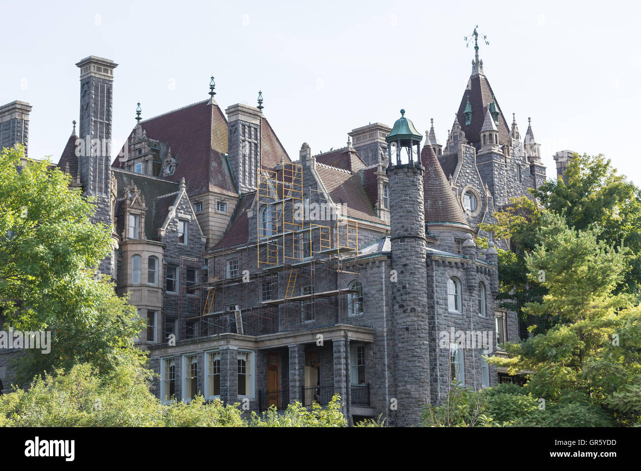 Boldt Castle on the St. Lawrence Seaway Stock Photo - Alamy