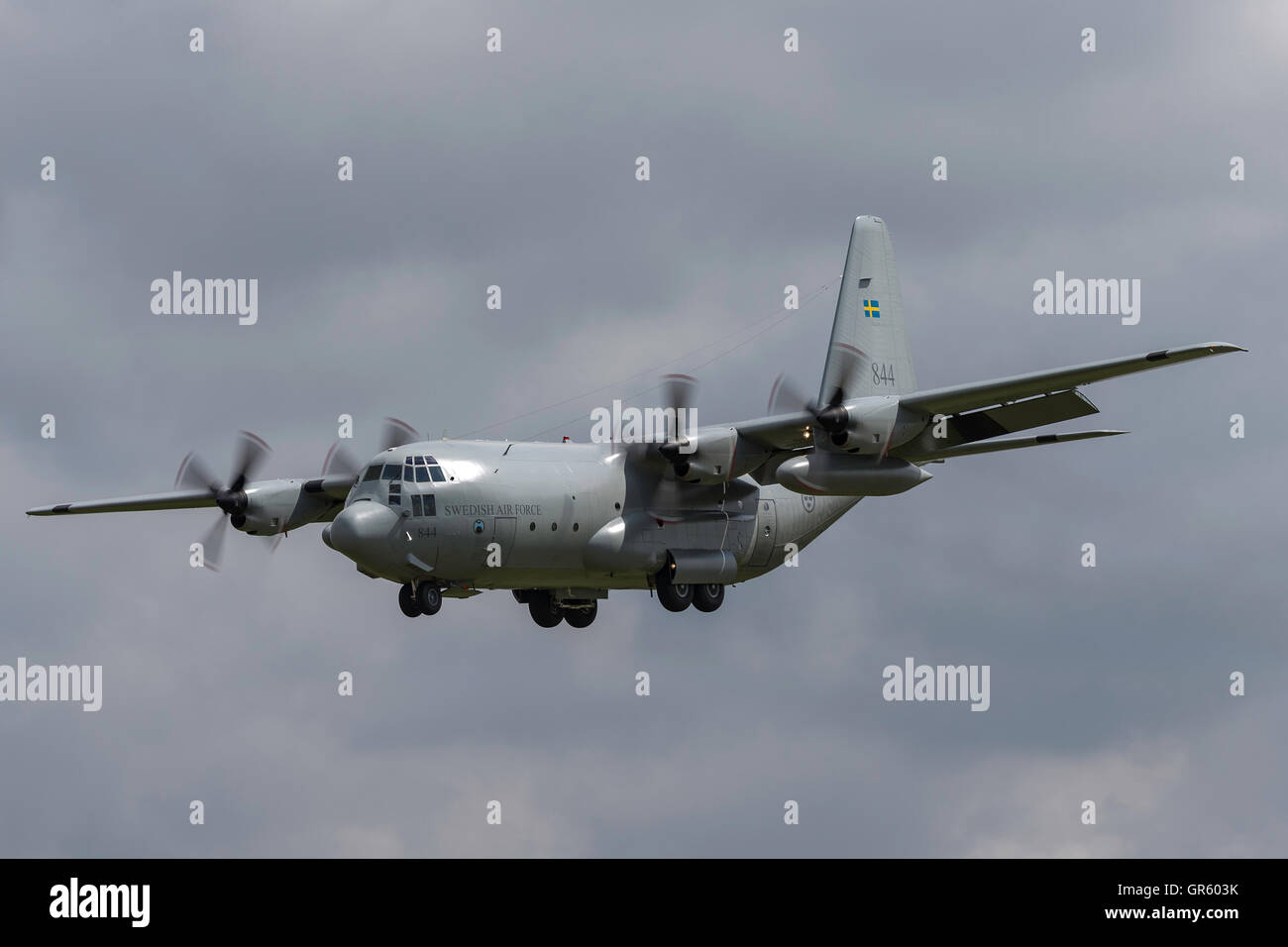 Lockheed c 130h hercules swedish air hi-res stock photography and ...