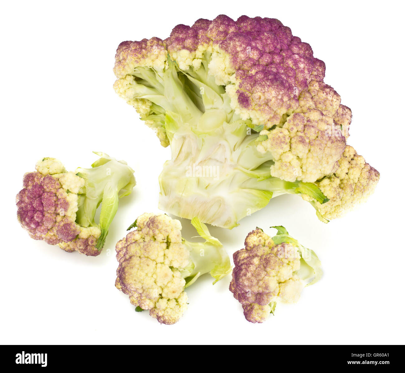 Cauliflower Purple Italian Stock Photo - Alamy