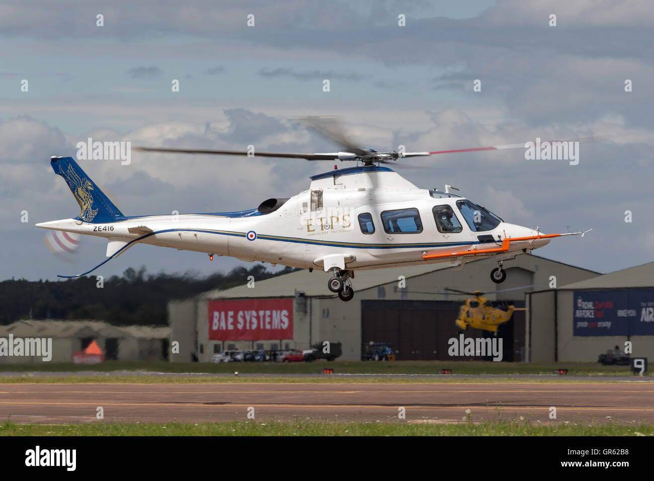 Royal Air Force (RAF) AgustaWestland AW-109E ZE416 from the Empire Test ...