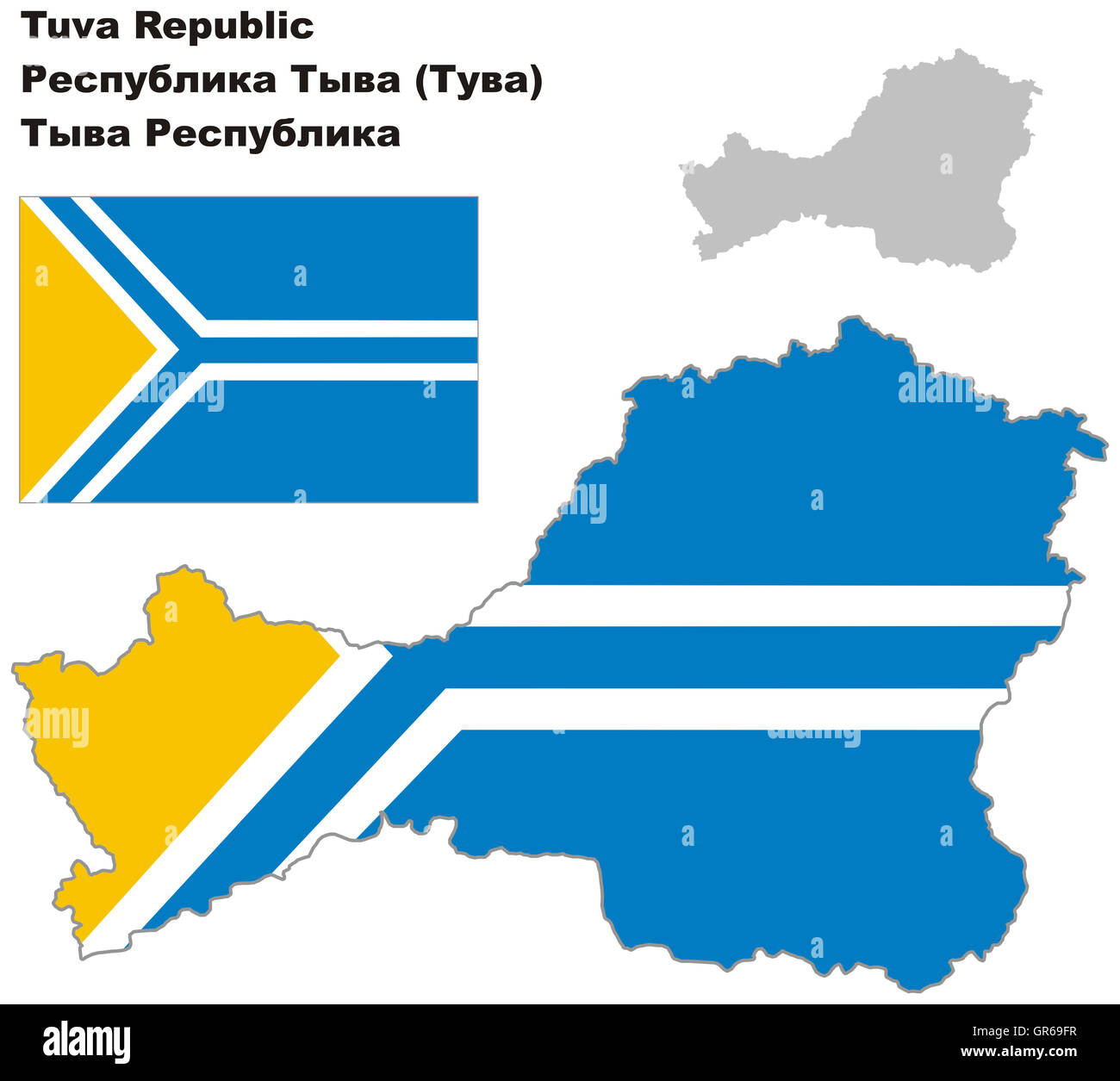 Tuva map hi-res stock photography and images - Alamy