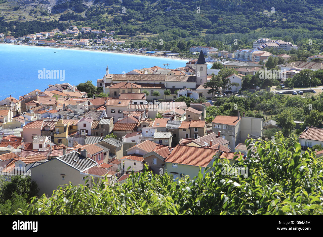 Baska, Island Krk, Croatia, Europe Stock Photo - Alamy