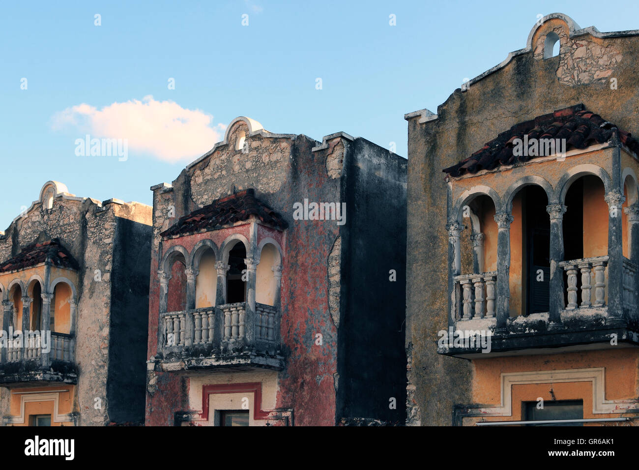 Colorful Houses, Merida, Mexico, North America Stock Photo - Alamy