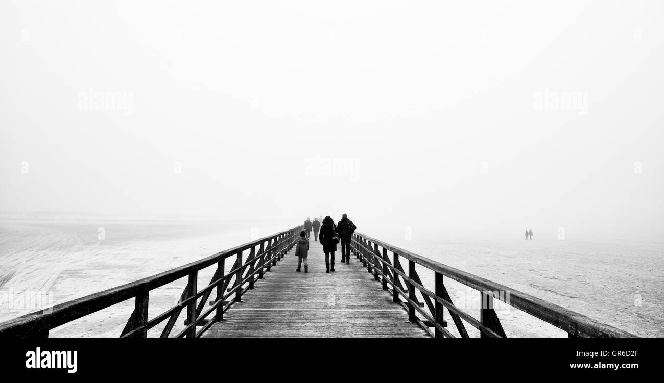 Fog At The Sea Stock Photo - Alamy