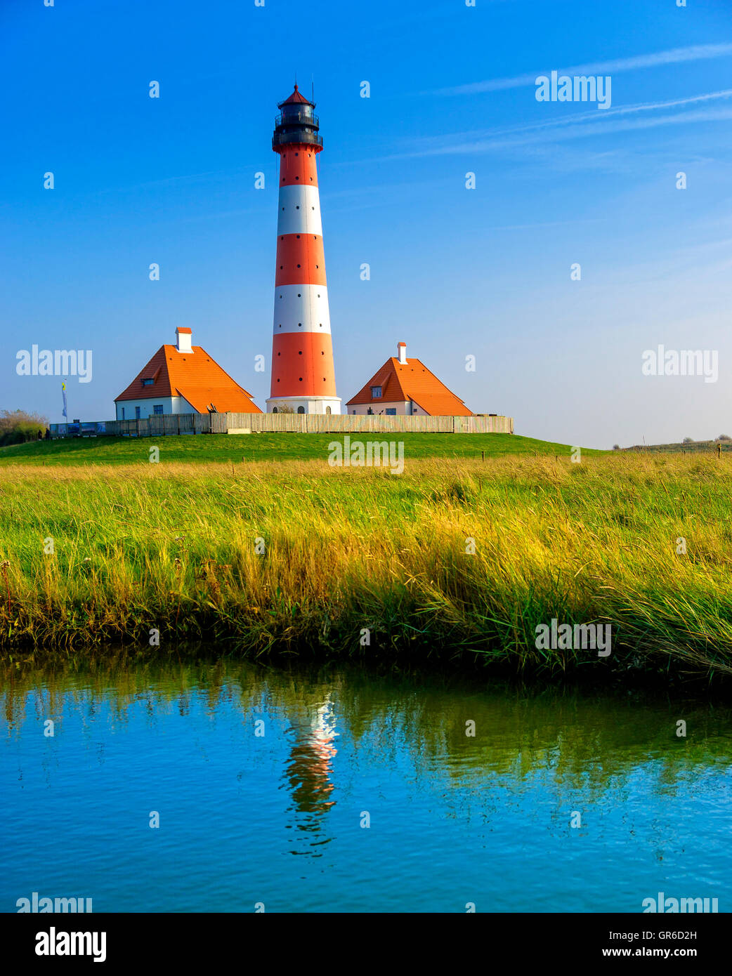 Lighthouse In Germany Stock Photo - Alamy