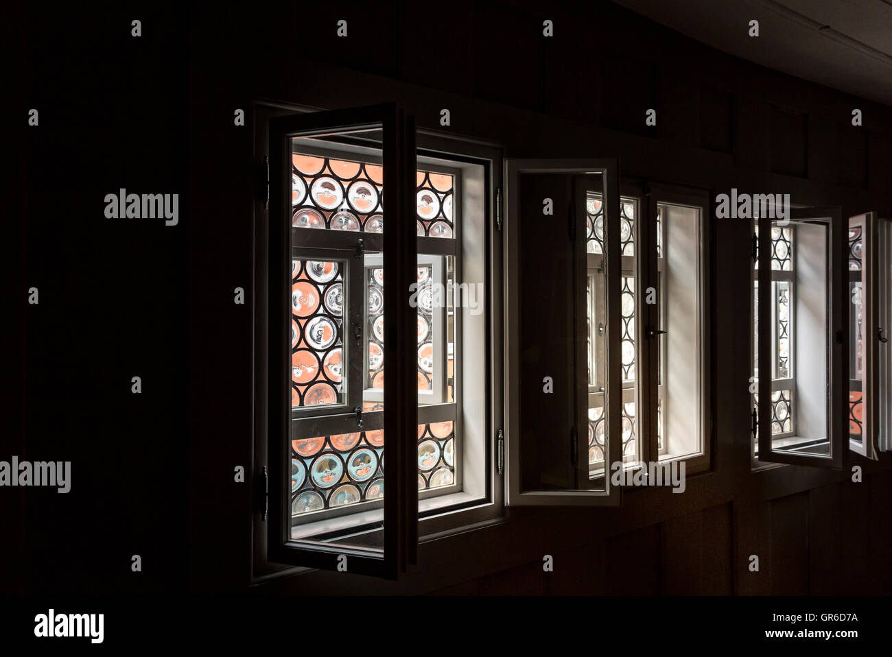 Custom stained glass windows hi-res stock photography and images - Alamy