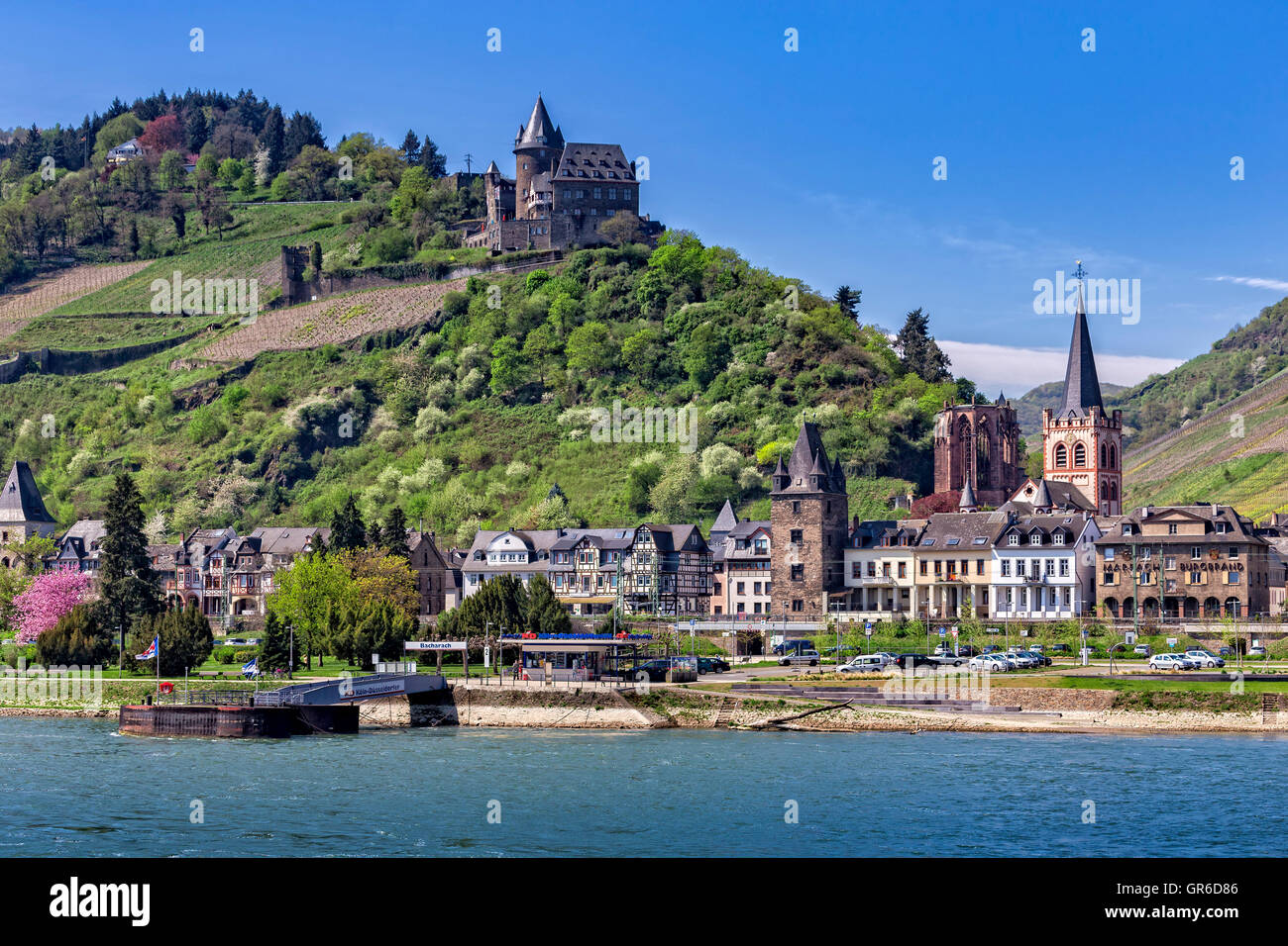 Bacharach Am Rhein Stock Photo - Alamy