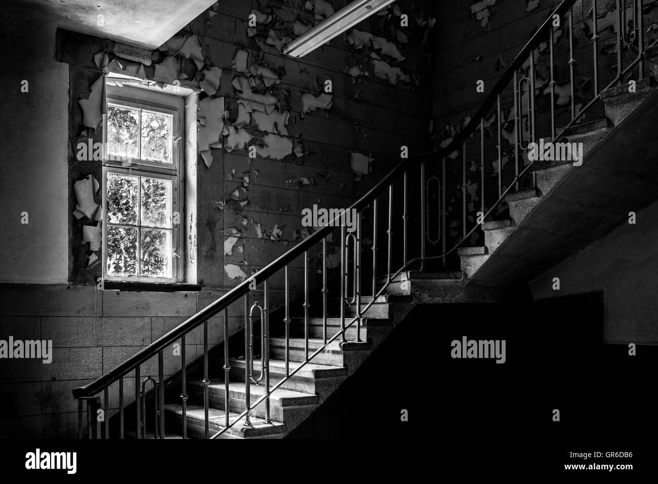 Construction site building apartment Black and White Stock Photos ...