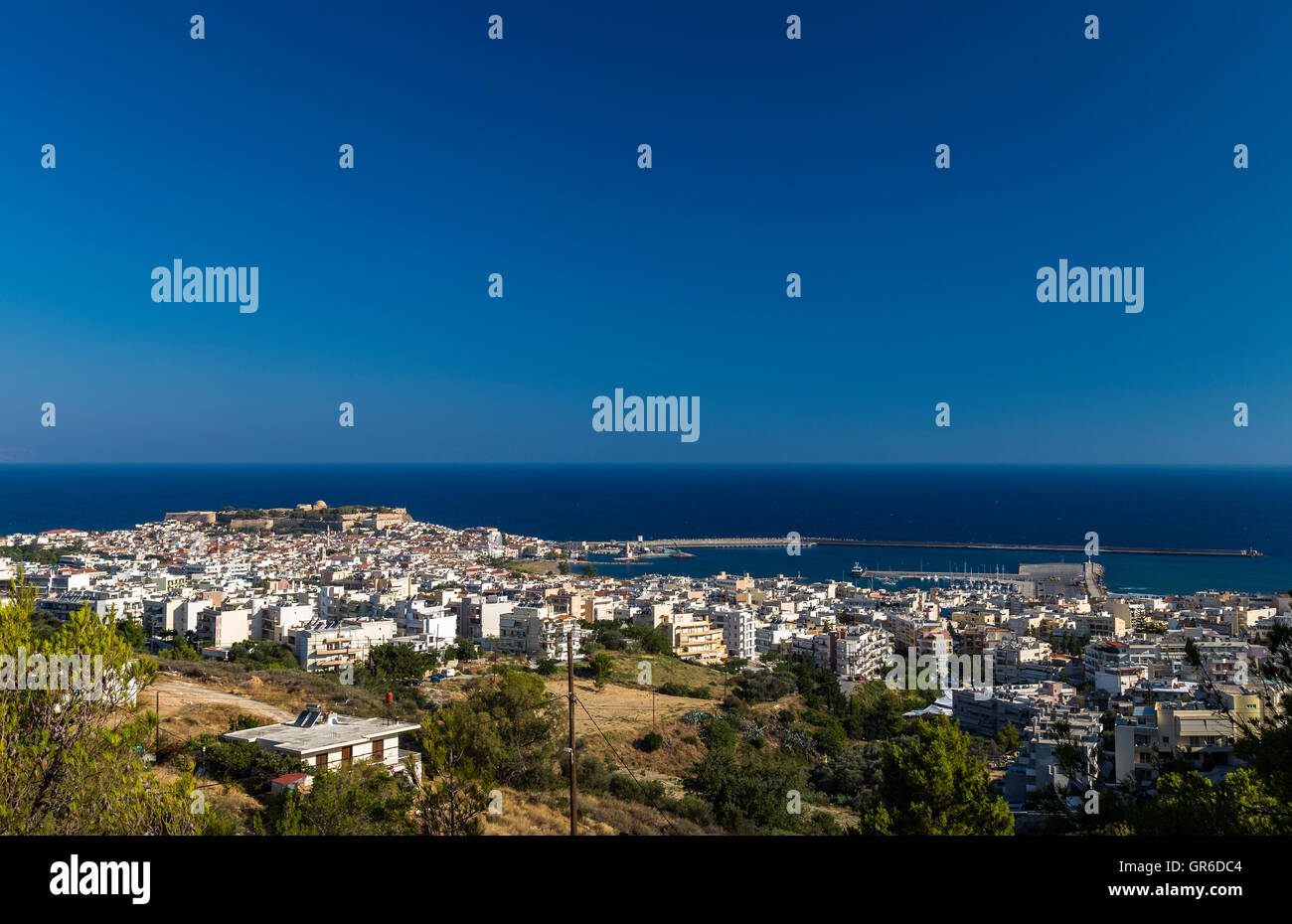 Venetian fortress rethymno crete greece hi-res stock photography and ...