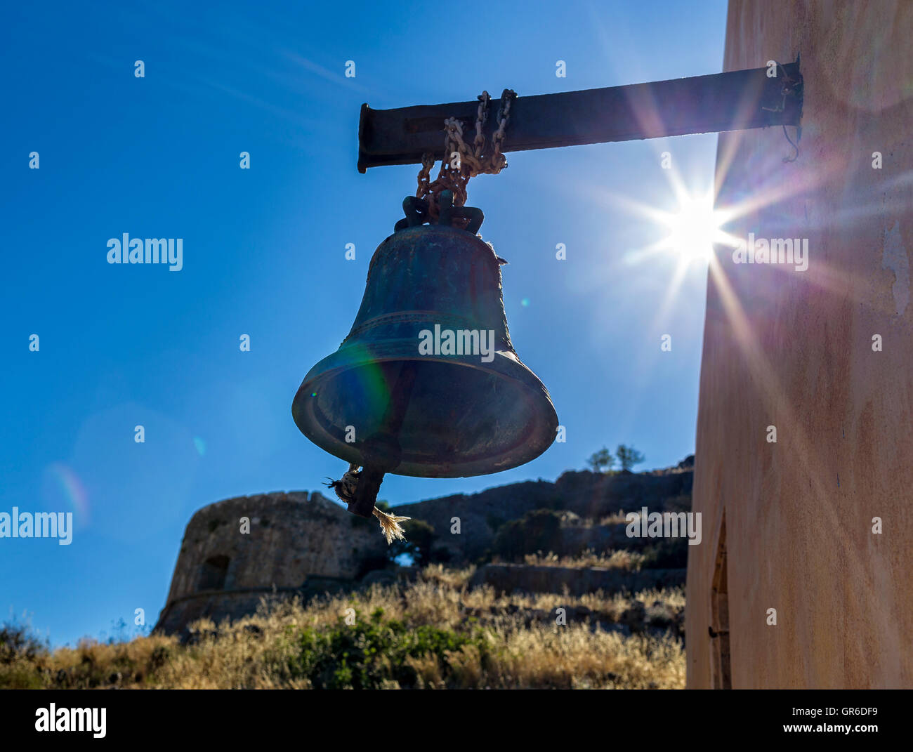 A Bell In The Lens Stock Photo - Alamy