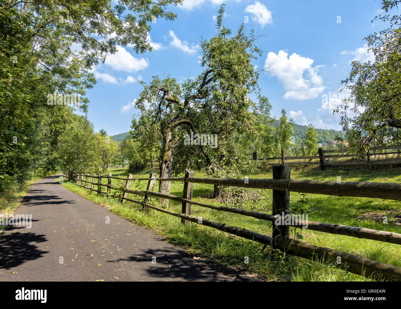 Asphalted cycle path hi-res stock photography and images - Alamy