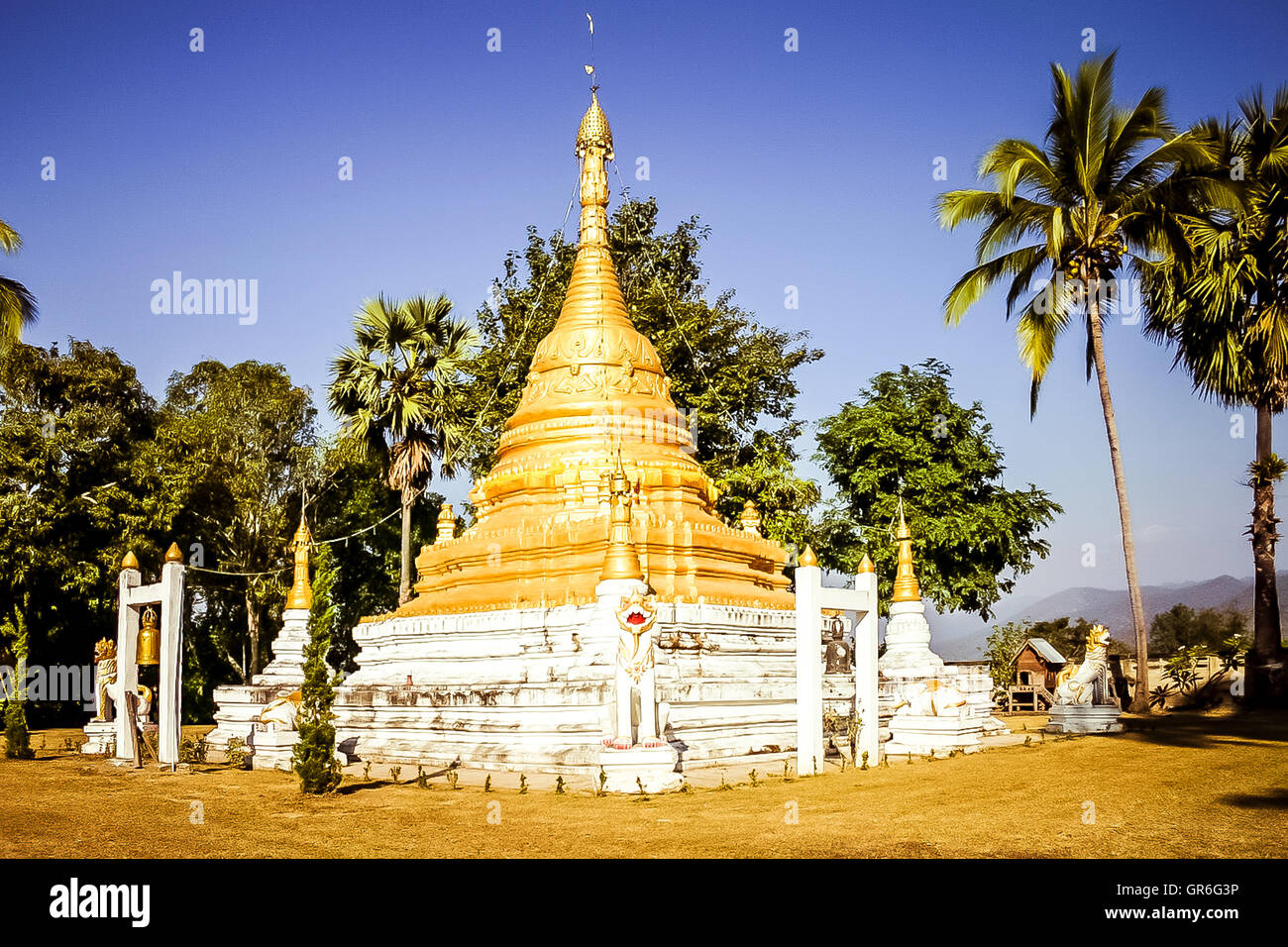 Ancient Pagoda Statue Stock Photo - Alamy