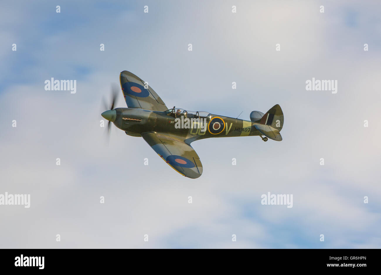 Grace Spitfire ML407 Stock Photo - Alamy