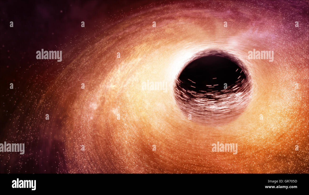 Black Hole in the Space Stock Photo - Alamy