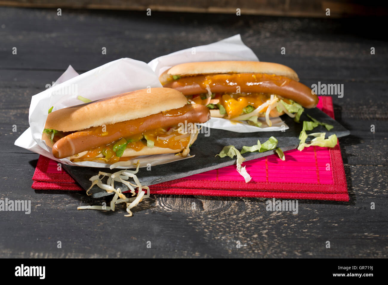 Finger hot dogs hi-res stock photography and images - Alamy