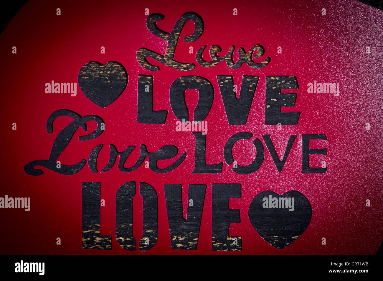 Love Letters And Heart Stock Photo - Alamy