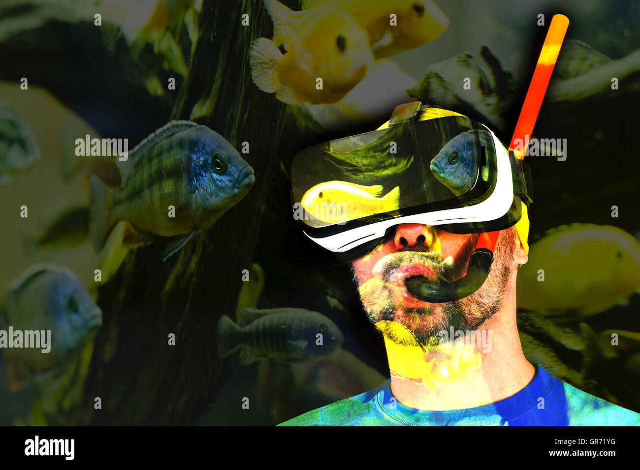 Underwater virtual reality hi-res stock photography and images - Alamy