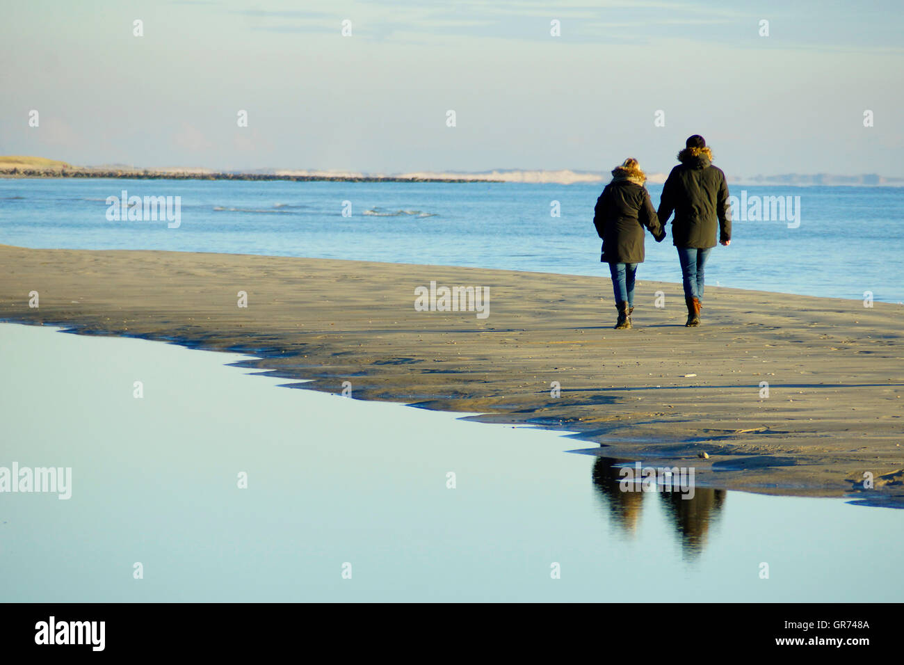Walking On The Sea Stock Photo - Alamy