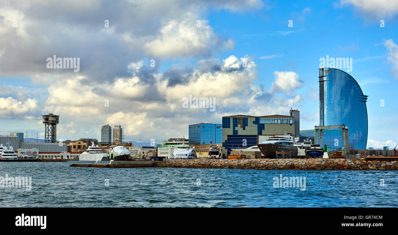 Port of Barcelona. Spain Stock Photo - Alamy