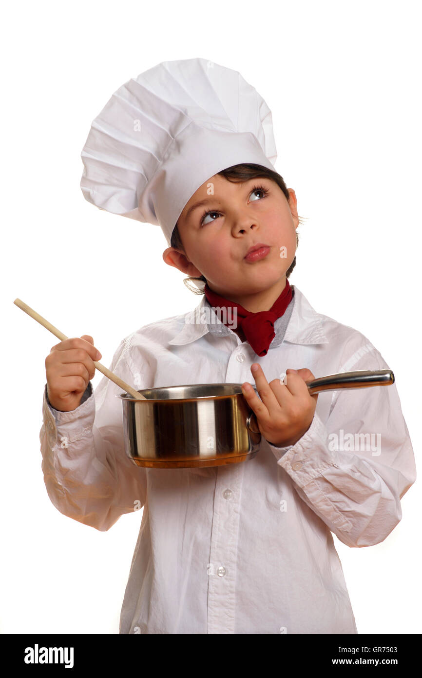 Child Is Cooking Stock Photo - Alamy