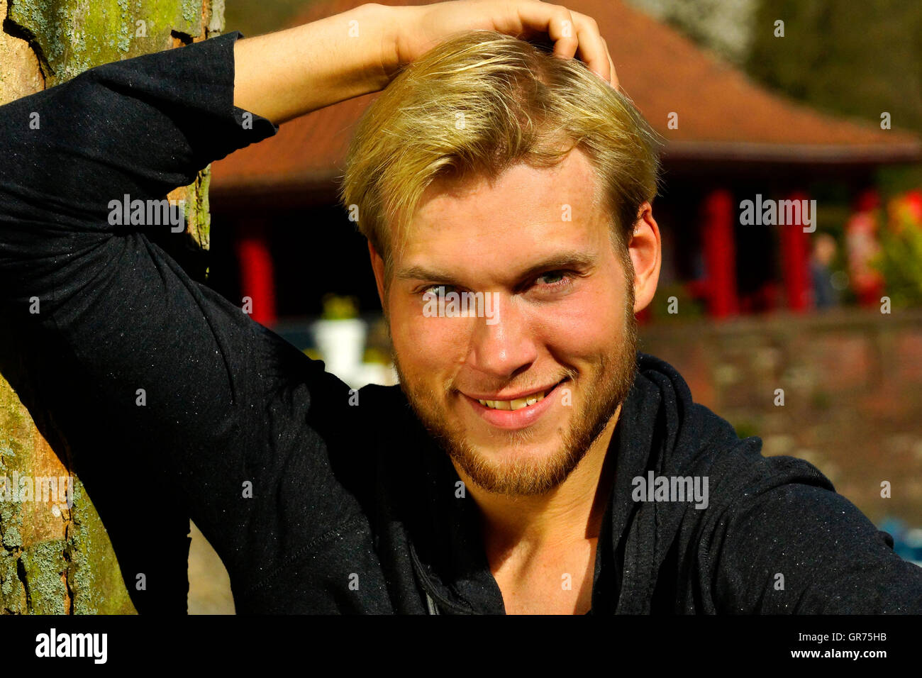 Young blond german man hi-res stock photography and images - Alamy
