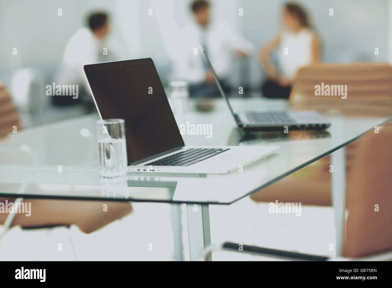 Modern office interior. Working process Stock Photo - Alamy