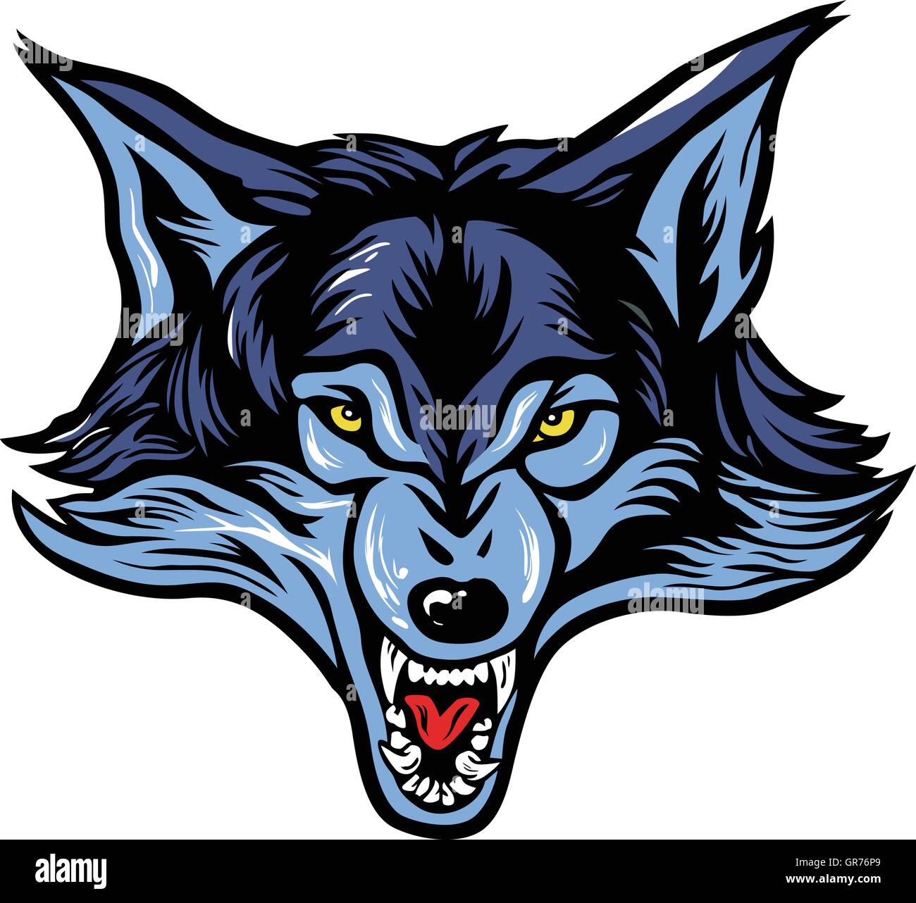 Mascot head illustration hi-res stock photography and images - Alamy