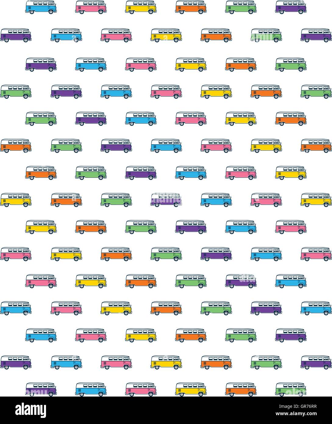 Vw van pink hi-res stock photography and images - Alamy