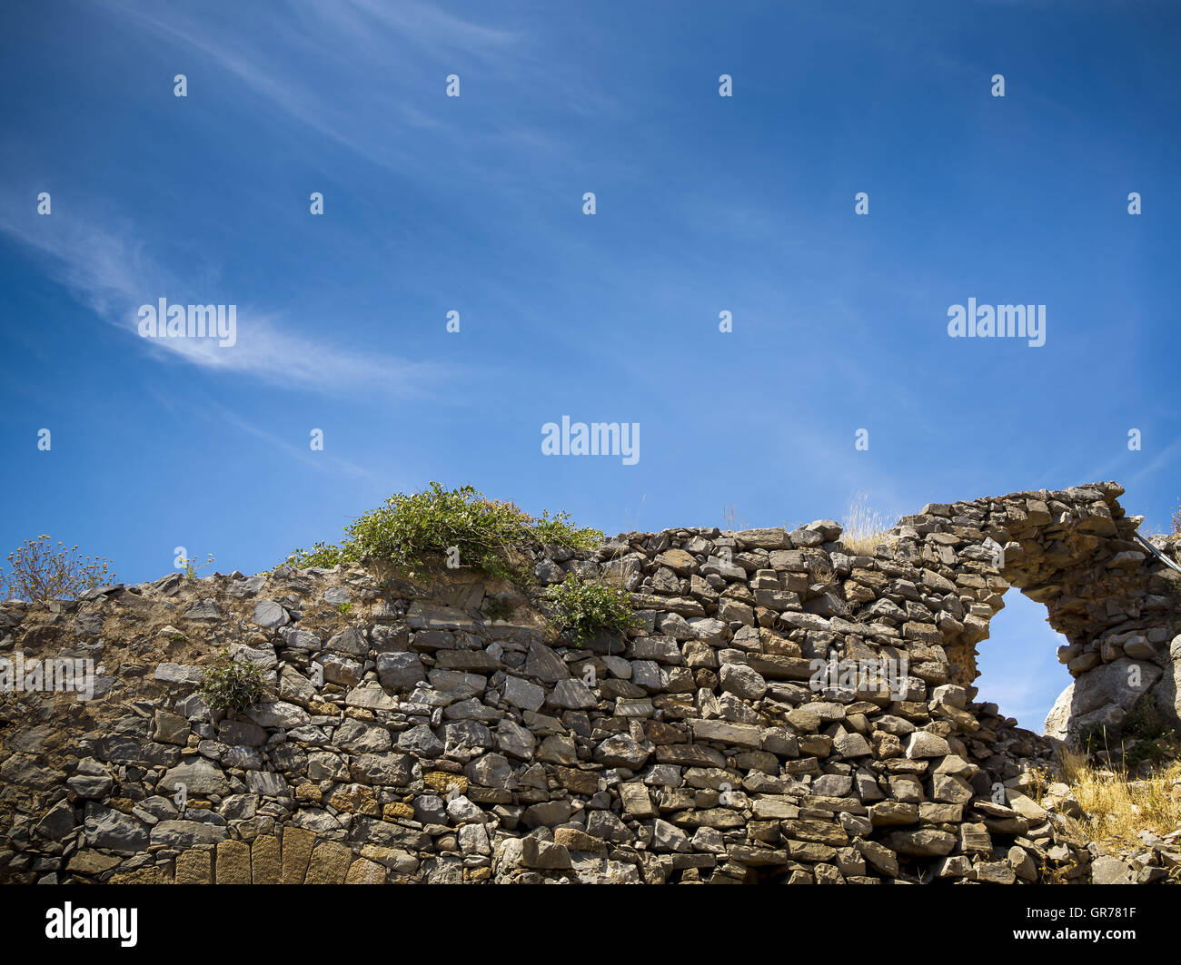 Fortress With A Wall Stock Photo - Alamy
