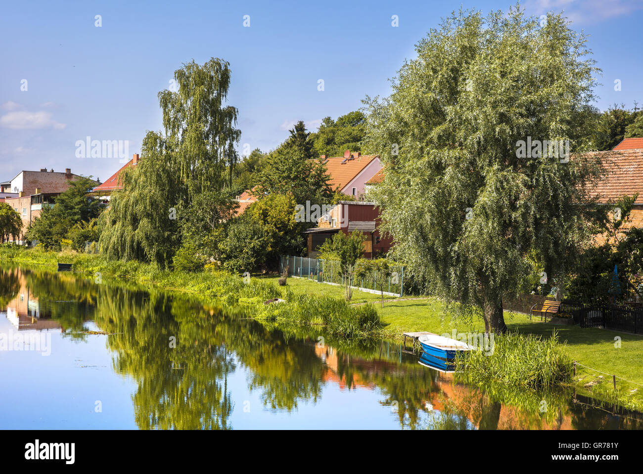 Living On The River Stock Photo - Alamy