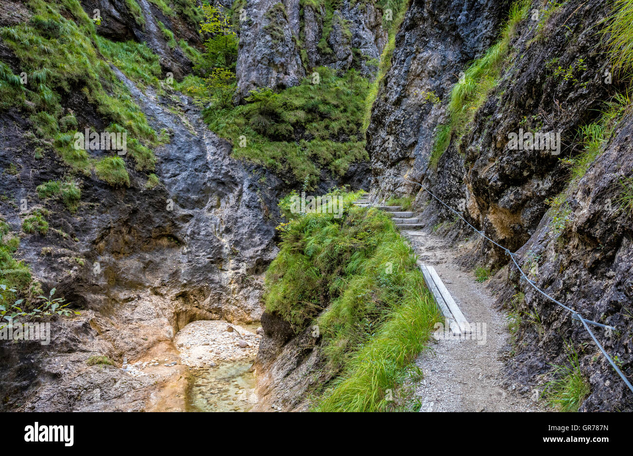 Die Almbachklamm Im Berchtesgadener Land Stock Photo - Alamy