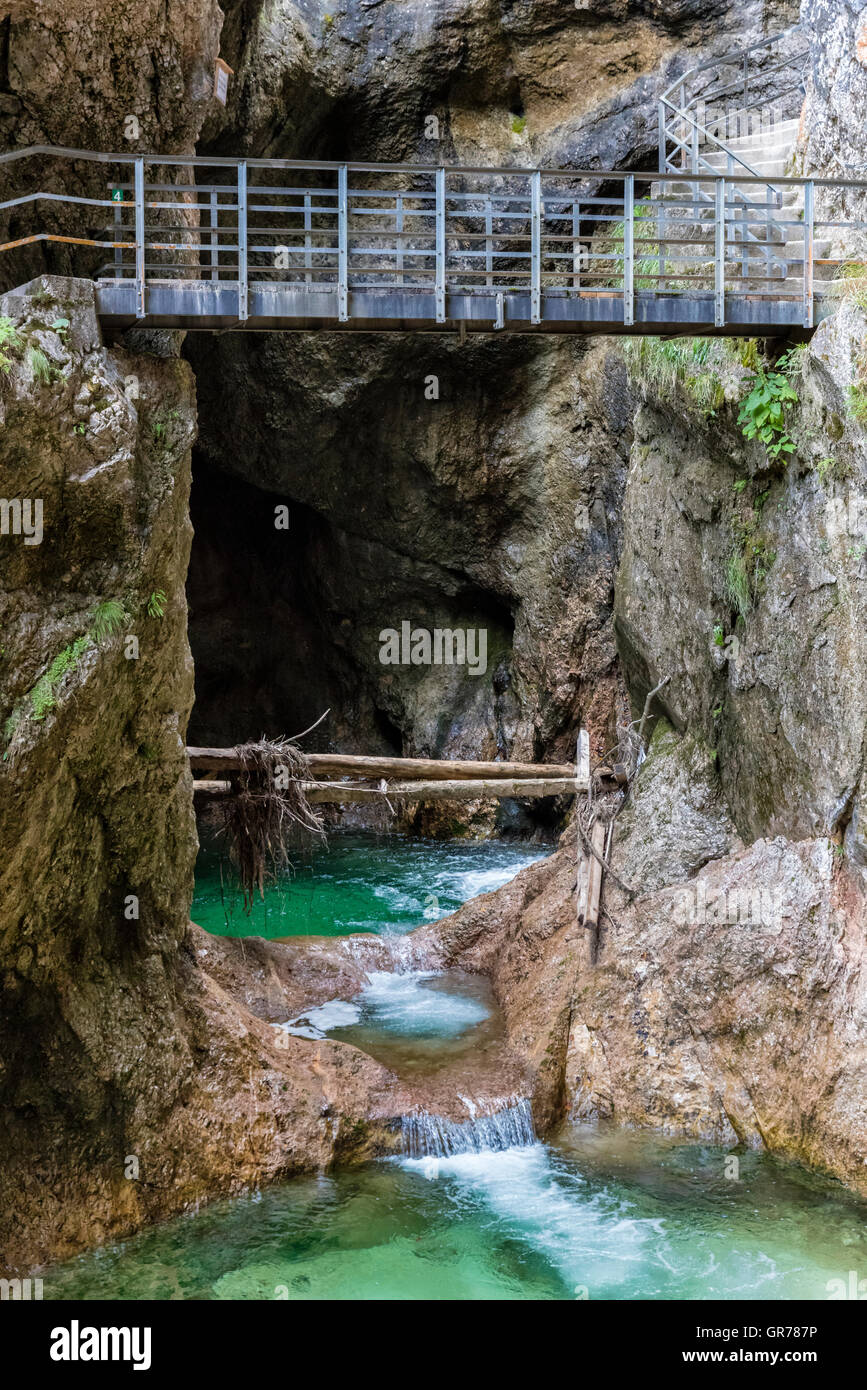 Die Almbachklamm Im Berchtesgadener Land Stock Photo - Alamy