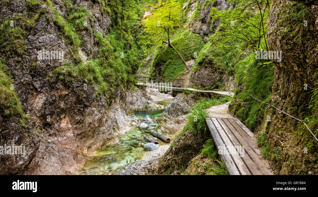Die Almbachklamm Im Berchtesgadener Land Stock Photo - Alamy