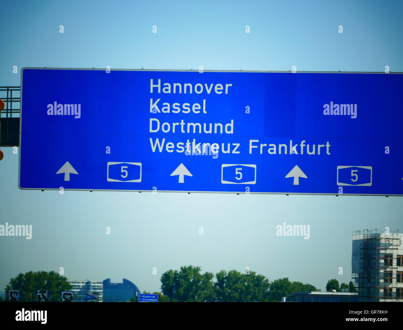 Direction autobahn hi-res stock photography and images - Alamy