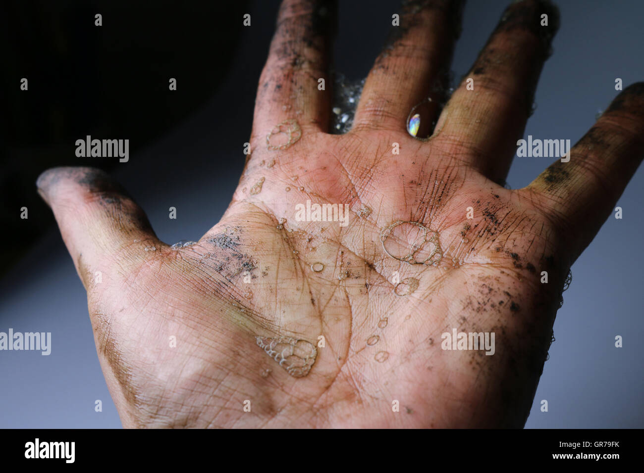 Dirty hand clean hand hi-res stock photography and images - Alamy