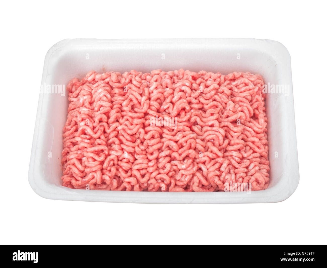 Fresh minced meat on Cut Out Stock Images & Pictures - Alamy