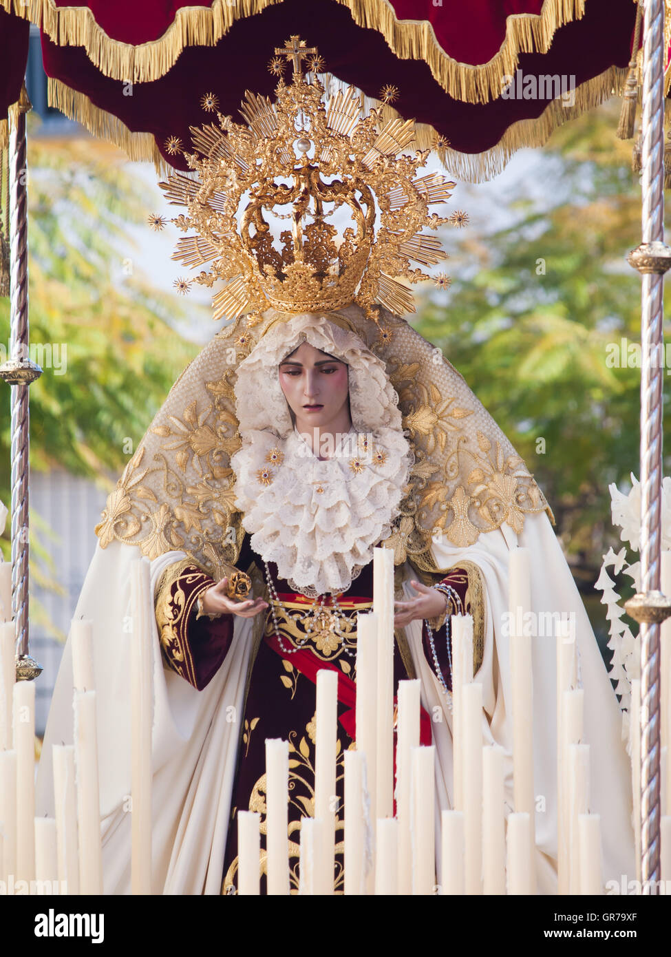 Procession of the virgin mary hi-res stock photography and images - Alamy